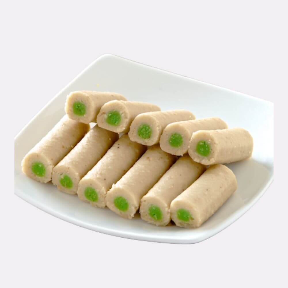 Buy Kaju Pista Roll Online in USA | Indian Sweet delivery in USA